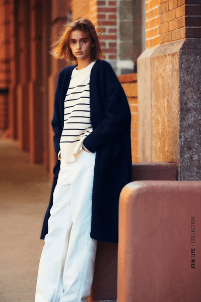 Esencijalni komadi s uzorkom prugica za trendy jesenske outfite • l'éditeur